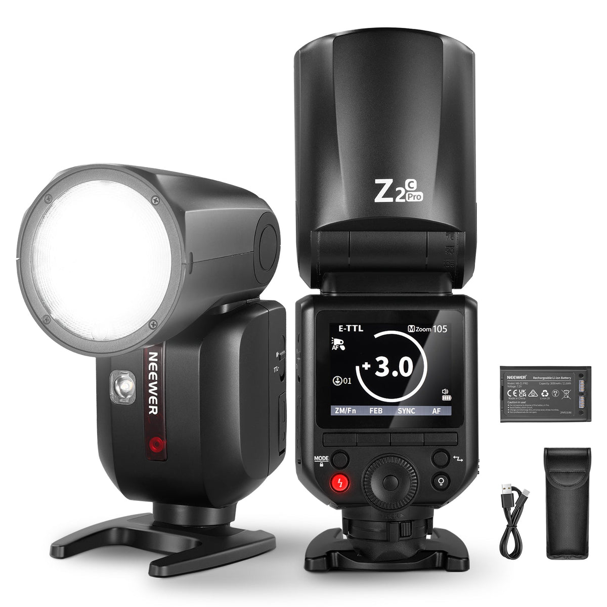 NEEWER Z2PRO 76Ws TTL Round Head Flash Speedlite - NEEWER – NEEWER.AU