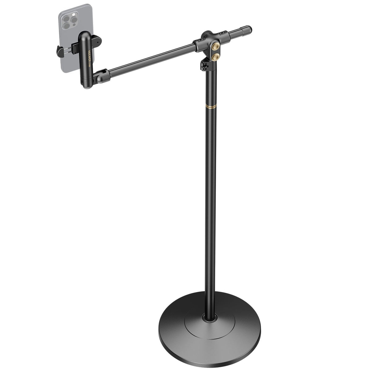 NEEWER Phone Floor Stand with Weighted Metal Base