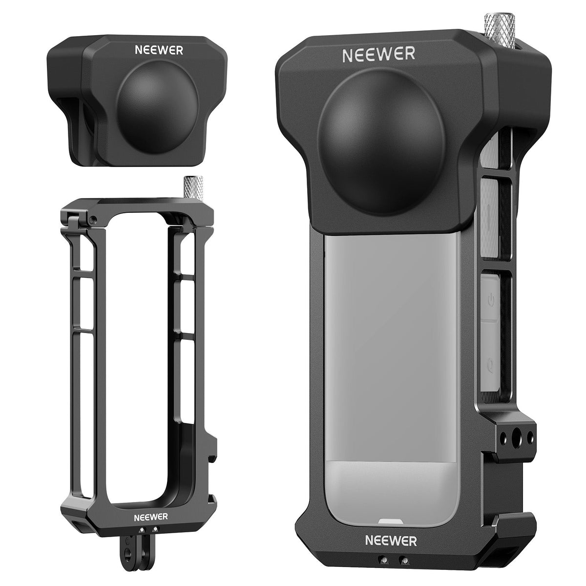 NEEWER AC010 Action Camera Cage with Lens Cap For Insta 360 X4 - NEEWER ...