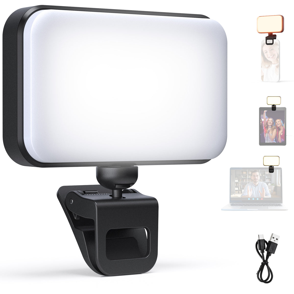 NEEWER Clip on LED Selfie Light | Compact Phone Light