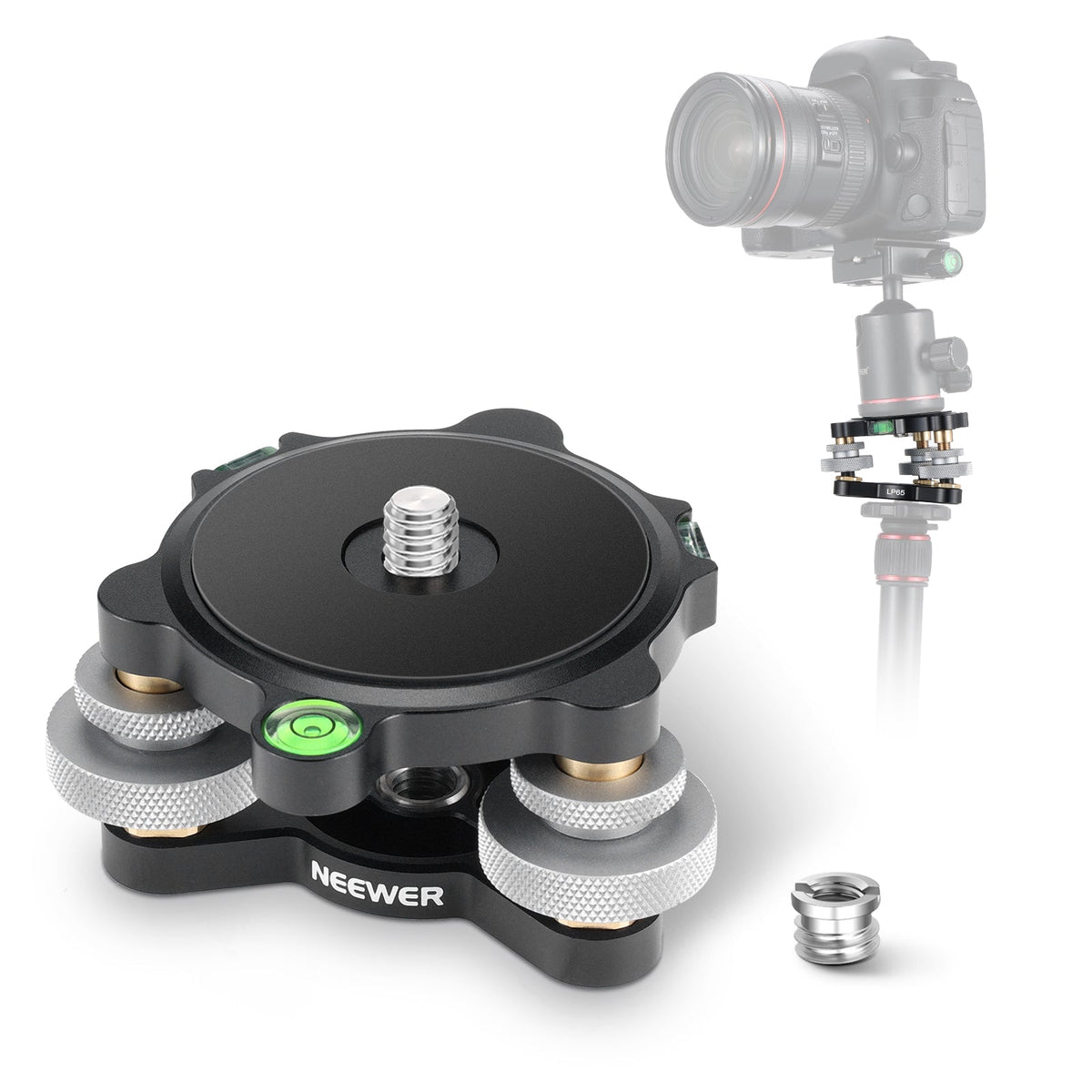 NEEWER LP65 Camera Tripod Leveling Base - NEEWER