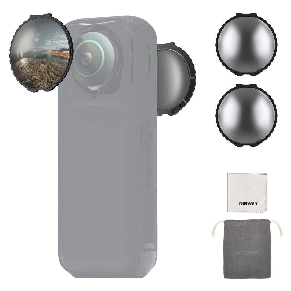 NEEWER Lens Filters Compatible with Insta360 X5 – NEEWER.AU