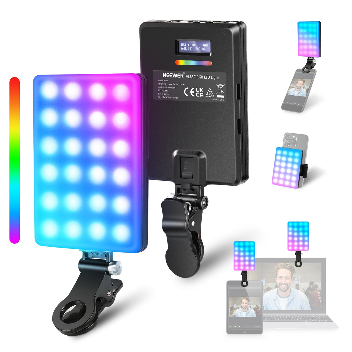 NEEWER RGB LED Light for Phone - NEEWER – NEEWER.AU
