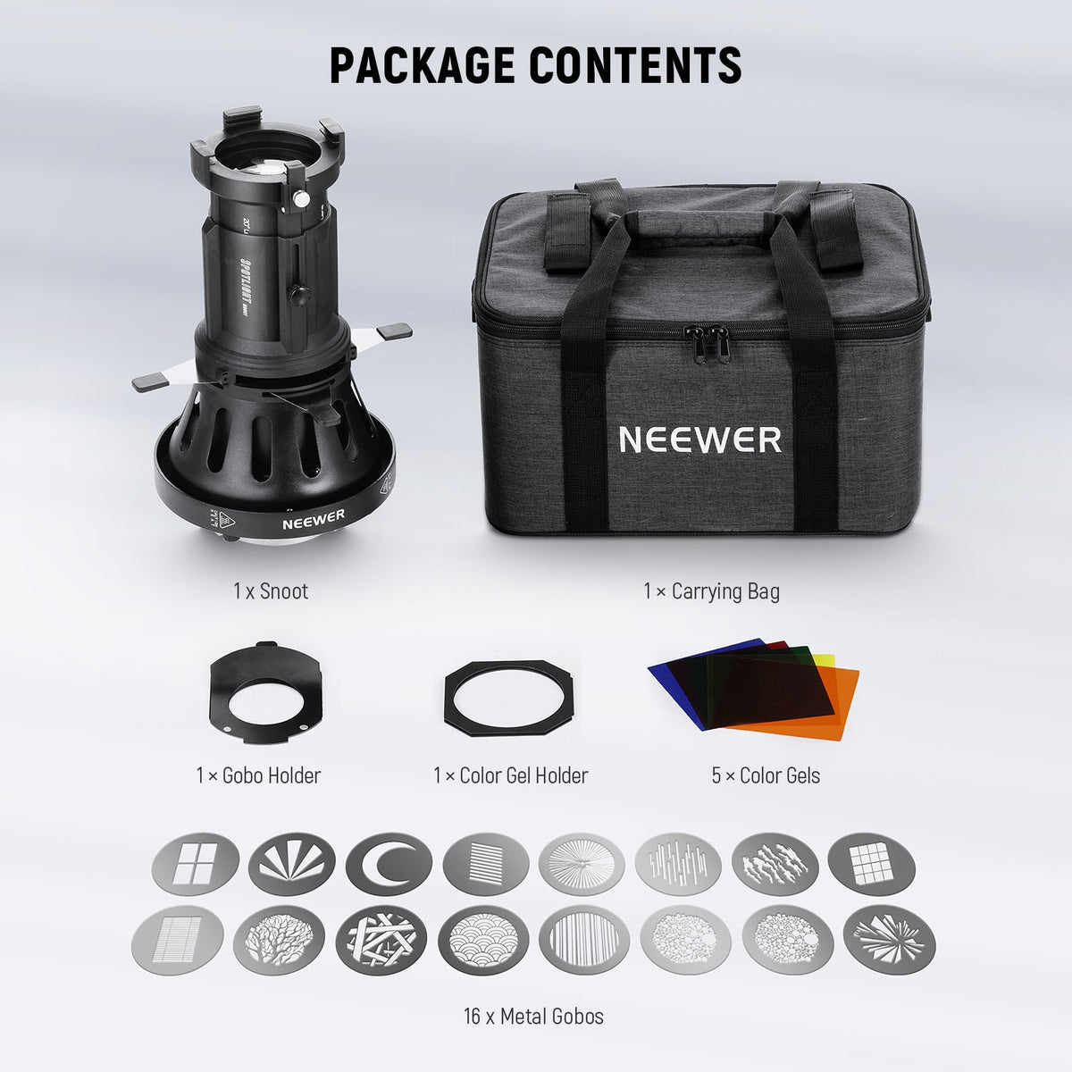 NEEWER LS-39 Spotlight Snoot With Bag - NEEWER – NEEWER.AU